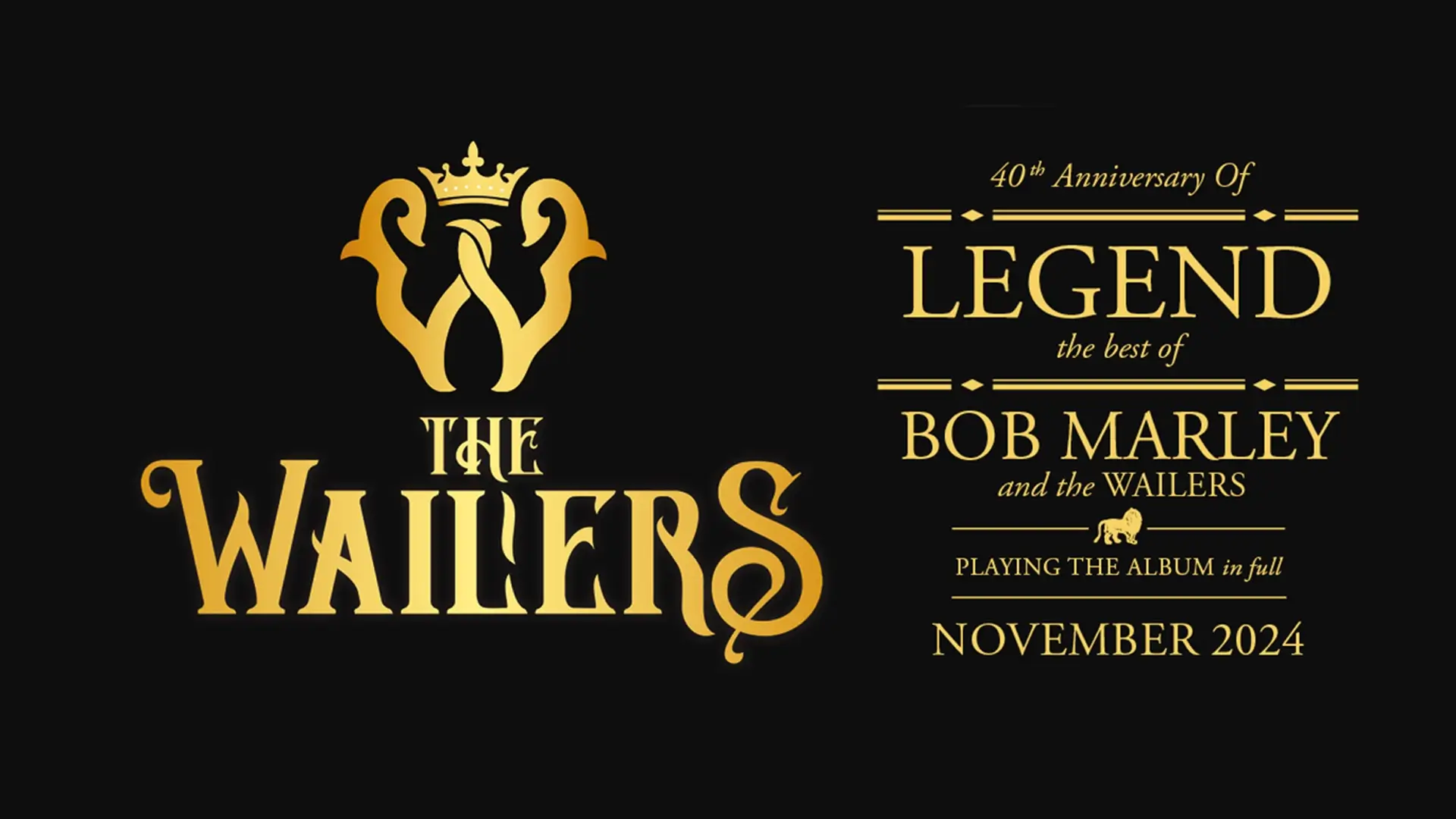 The Wailers 2024 UK Tour - Celebrating the Legacy of 'Legend' (Sept 18 ...